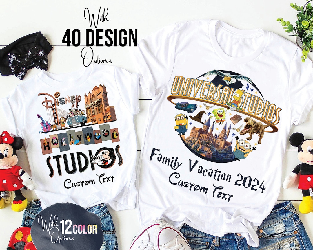 Custom Universal Studios Shirt, Family Universal Studios Trip Shirt ...