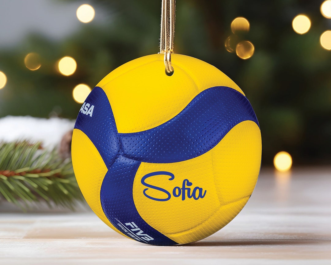 Personalized Volleyball Ornament, Custom Volleyball Player Ornament ...