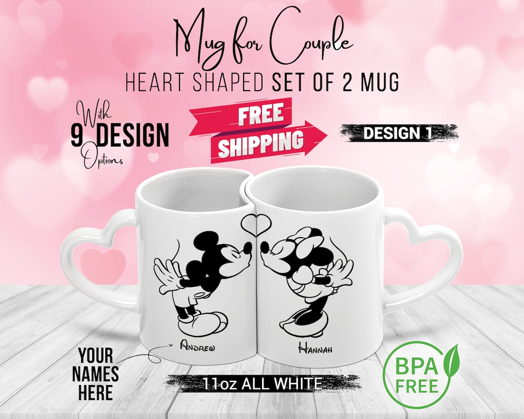 Personalized Couple Mug With Name, Engagement Mugs, Custom Mug ...