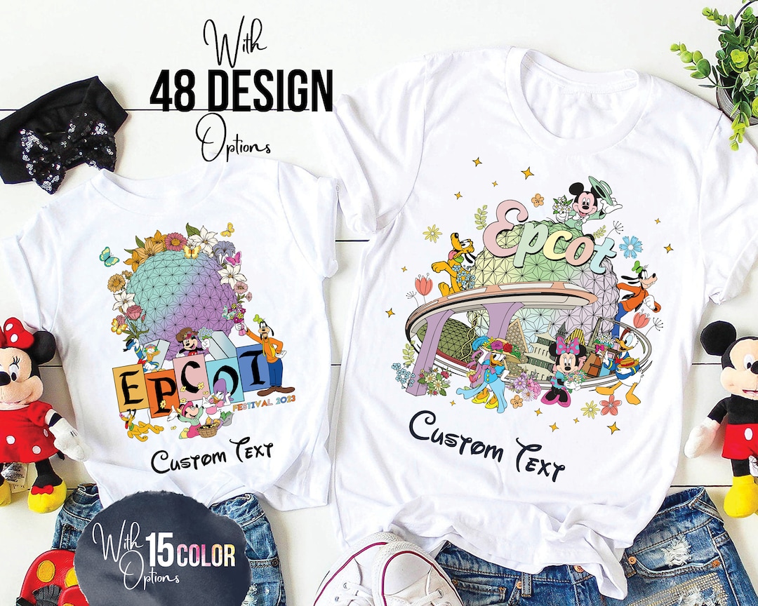 Custom Epcot Shirt, Family Epcot Trip Shirt, Epcot Balloon Shirt, Epcot ...