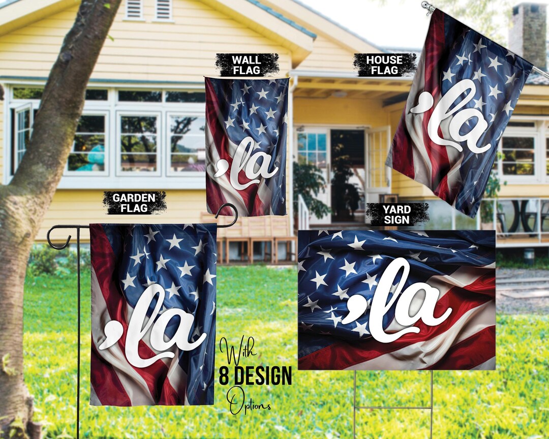 La Comma Kamala Harris Yard Sign, Harris Biden House Flag, Madam ...