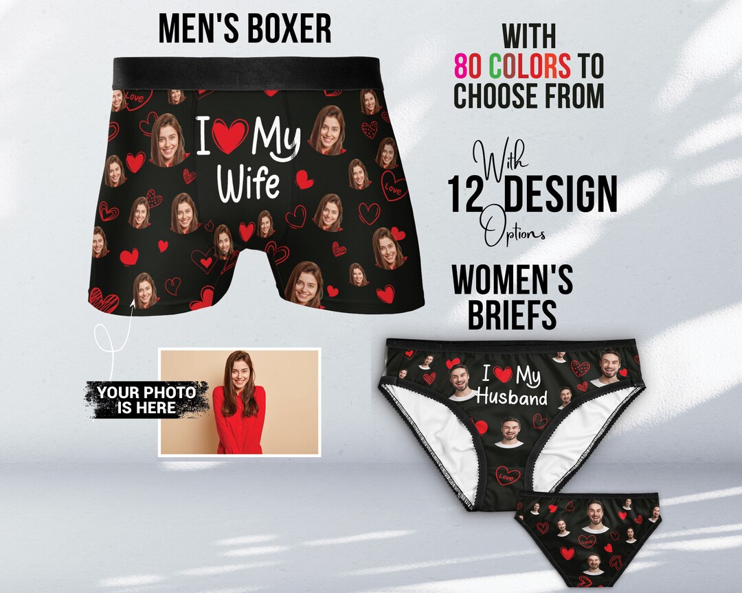 Custom Face Boxer Briefs: Personalized Photo Underwear Funny Gift - Etsy