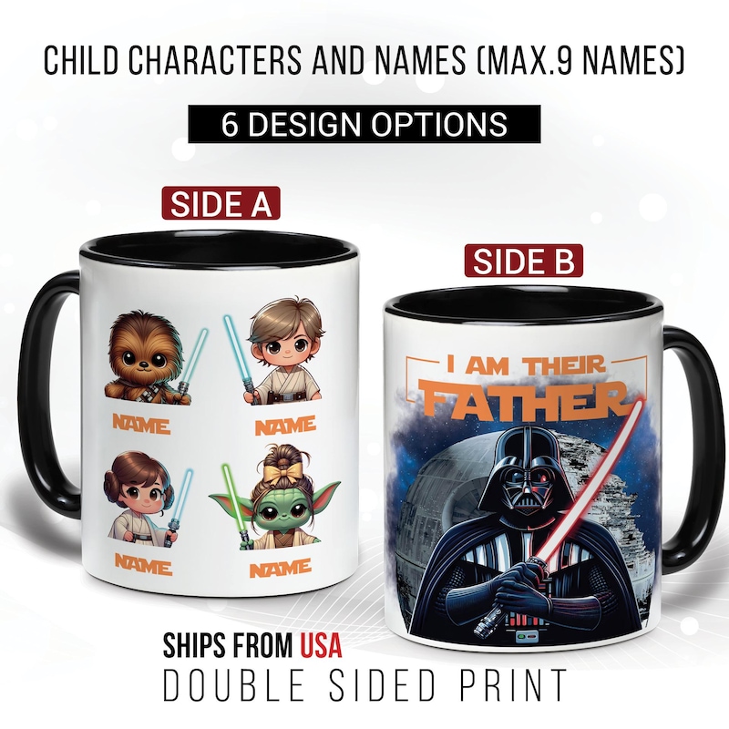 Personalized Starwar Mug - Etsy