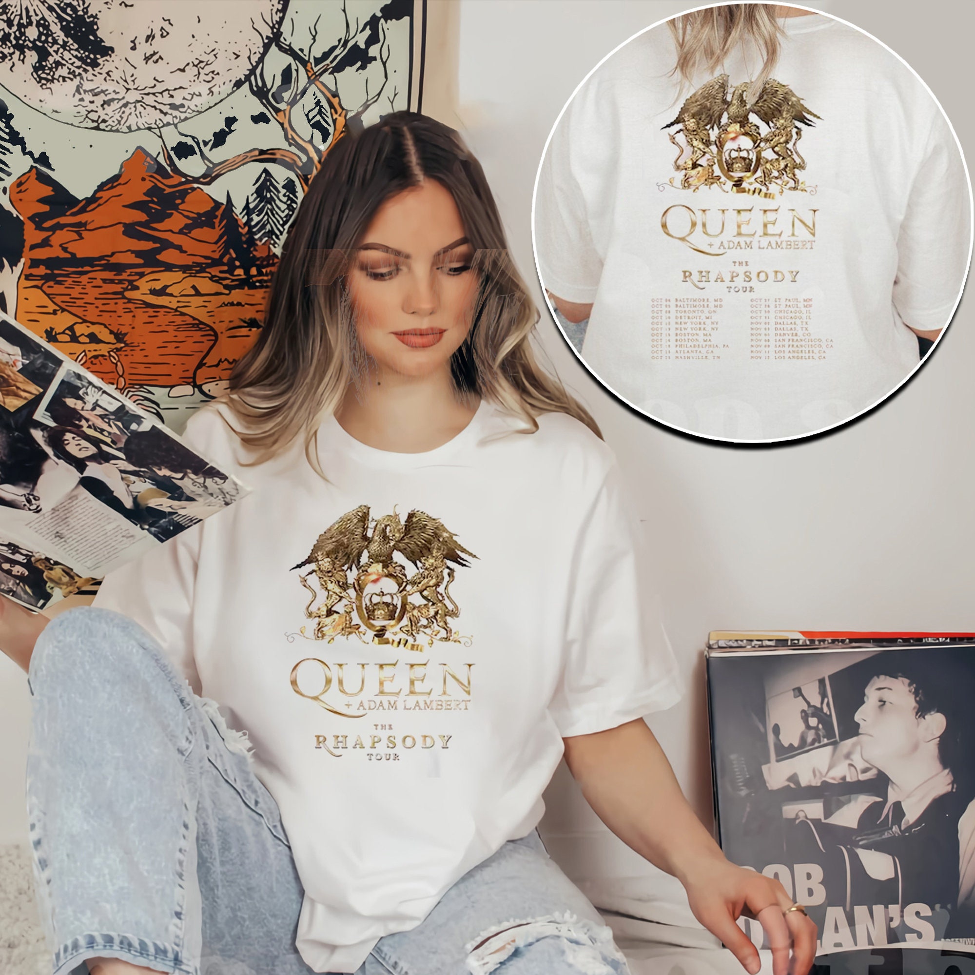 Color Queen The Rhapsody Tour 2023 Shirt sold by Crane Abigael | SKU ...