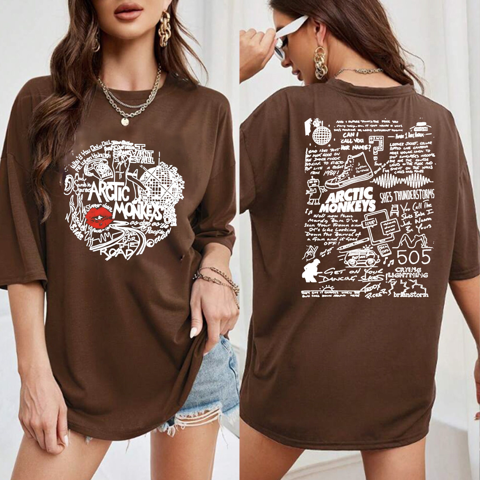 Color Arctic Monkeys 2023 North America Tour Dates T Shirt sold by ...