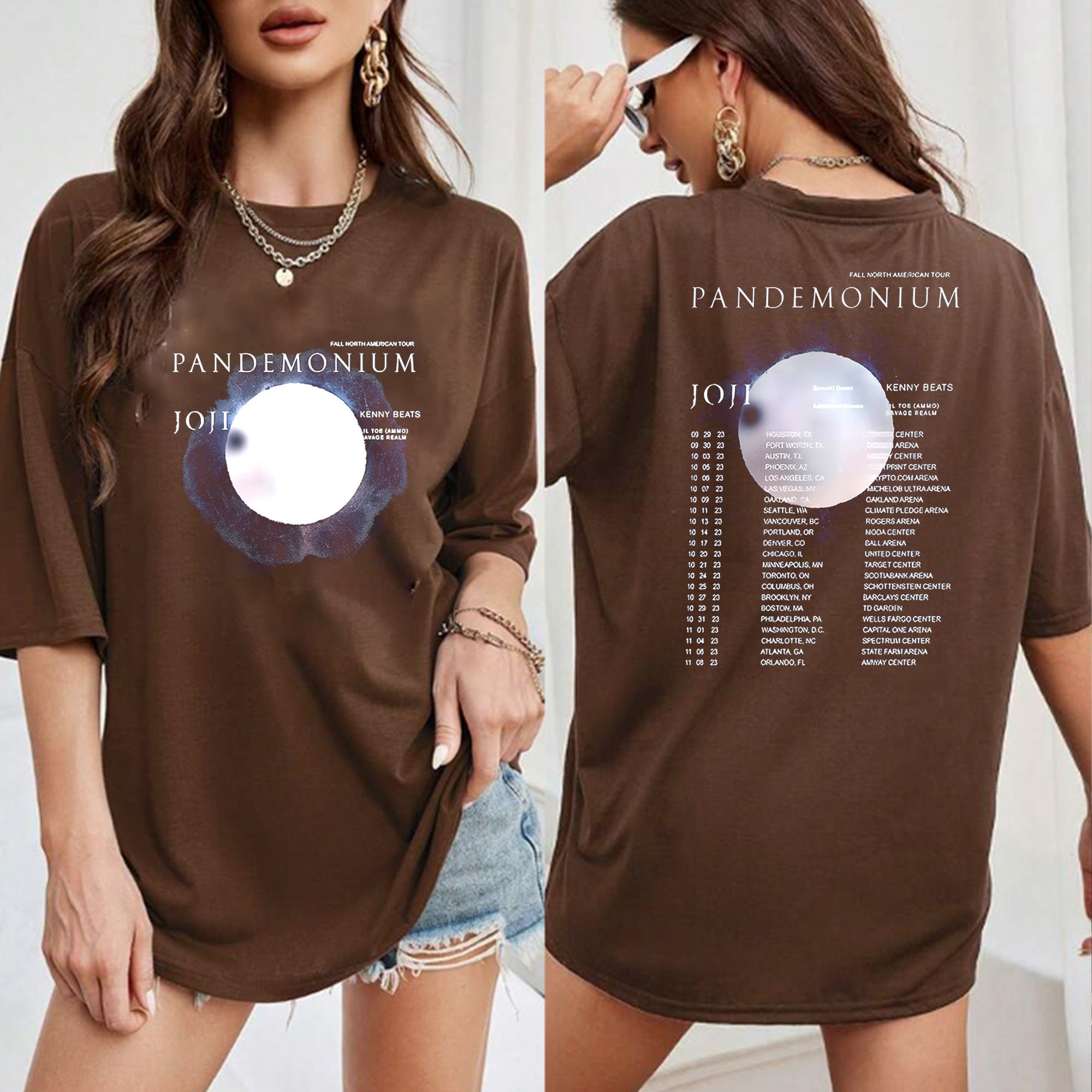 Color Joji Pandemonium Tour 2023 Shirt, Joji 2023 Concert Shirt sold by ...