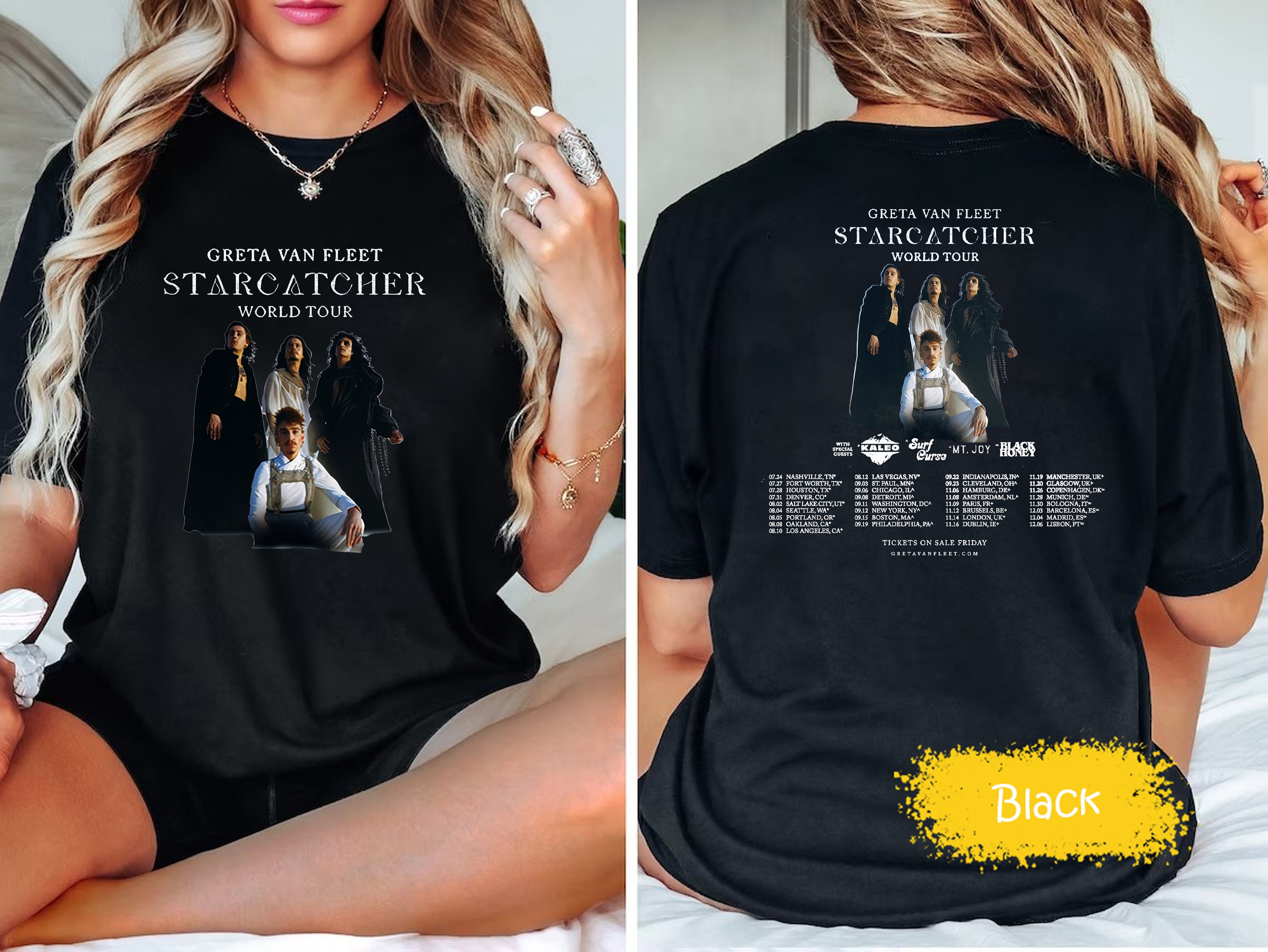 Color Greta Van Fleet Starcatcher World Tour 2023 Shirt, Greta Van ...