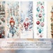 10 Cute Christmas Printable Bookmarks | Digital Download JPG Bookmark ...