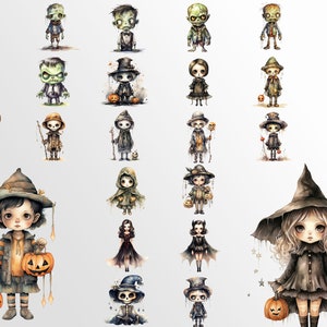 Cute Halloween Clipart Mega Bundle: Halloween Art for Crafts and Decor ...