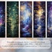 15 Fantasy Starry Night Printable Bookmarks | Digital Download JPG ...