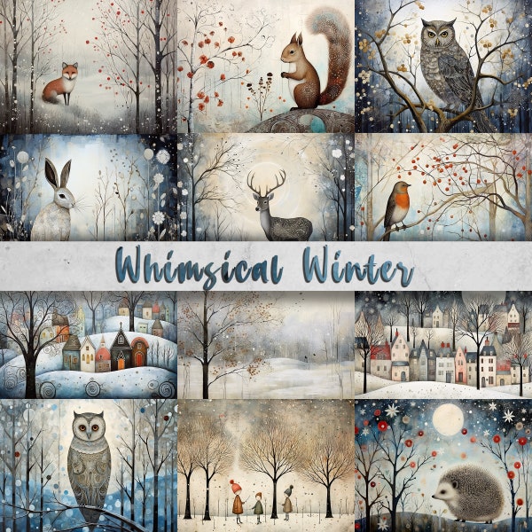 Winter Artwork Printable - Etsy