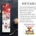 10 Cute Christmas Printable Bookmarks Digital Download JPG Bookmark ...