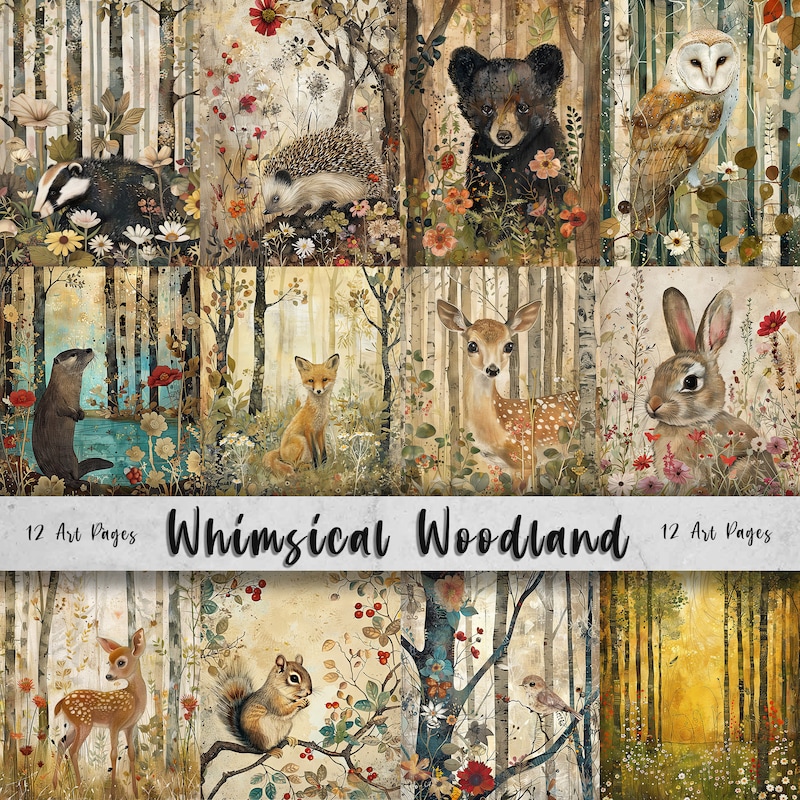 Whimsical Animal Art - Etsy