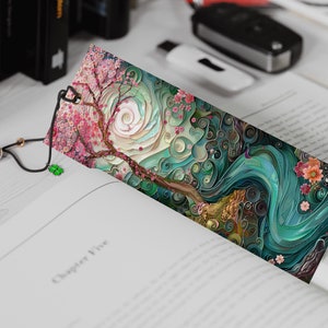 Surreal River Printable Bookmarks| 15 Whimsical Landscape Graphics ...
