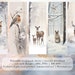 10 Winter Animals Printable Bookmarks Digital Download JPG Bookmark Set ...