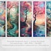 Surreal River Printable Bookmarks 15 Whimsical Landscape Graphics JPG ...