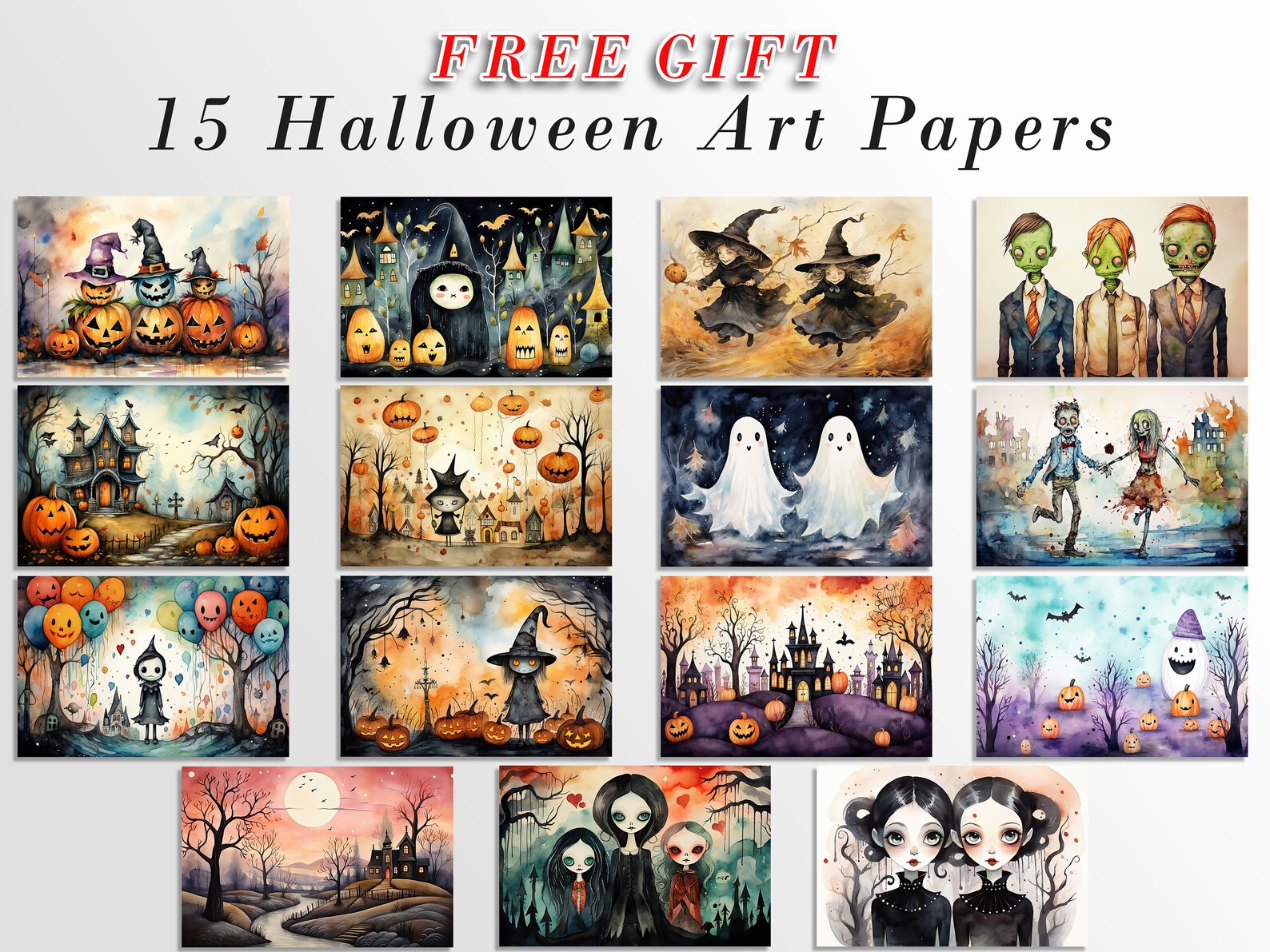 Cute Halloween Clipart Mega Bundle: Halloween Art for Crafts and Decor ...