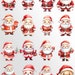 Cute Santa Clipart: Santa Claus Art for Christmas Crafts and Decor ...