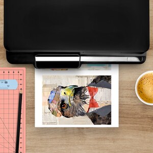 24 Mixed Media Printable Art Pages| Digital Download Paper Set| PNG ...