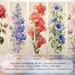 12 Birth Month Flower Printable Bookmarks | Digital Download JPG ...