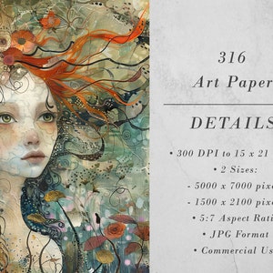 300+ Watercolor Whimsy Backgrounds, Digital Download Paper Set ...