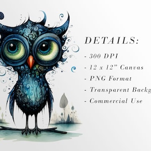 Whimsical Animals: Blue Themed Animal Art for Crafts and Decor | PNG ...