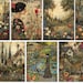 Victorian Gardens Printable Art Pages, Whimsical Art Pack Quirky ...