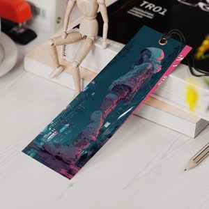 15 Anime Girls Printable Bookmarks| Cyberpunk Bookmark Sheets| PNG ...