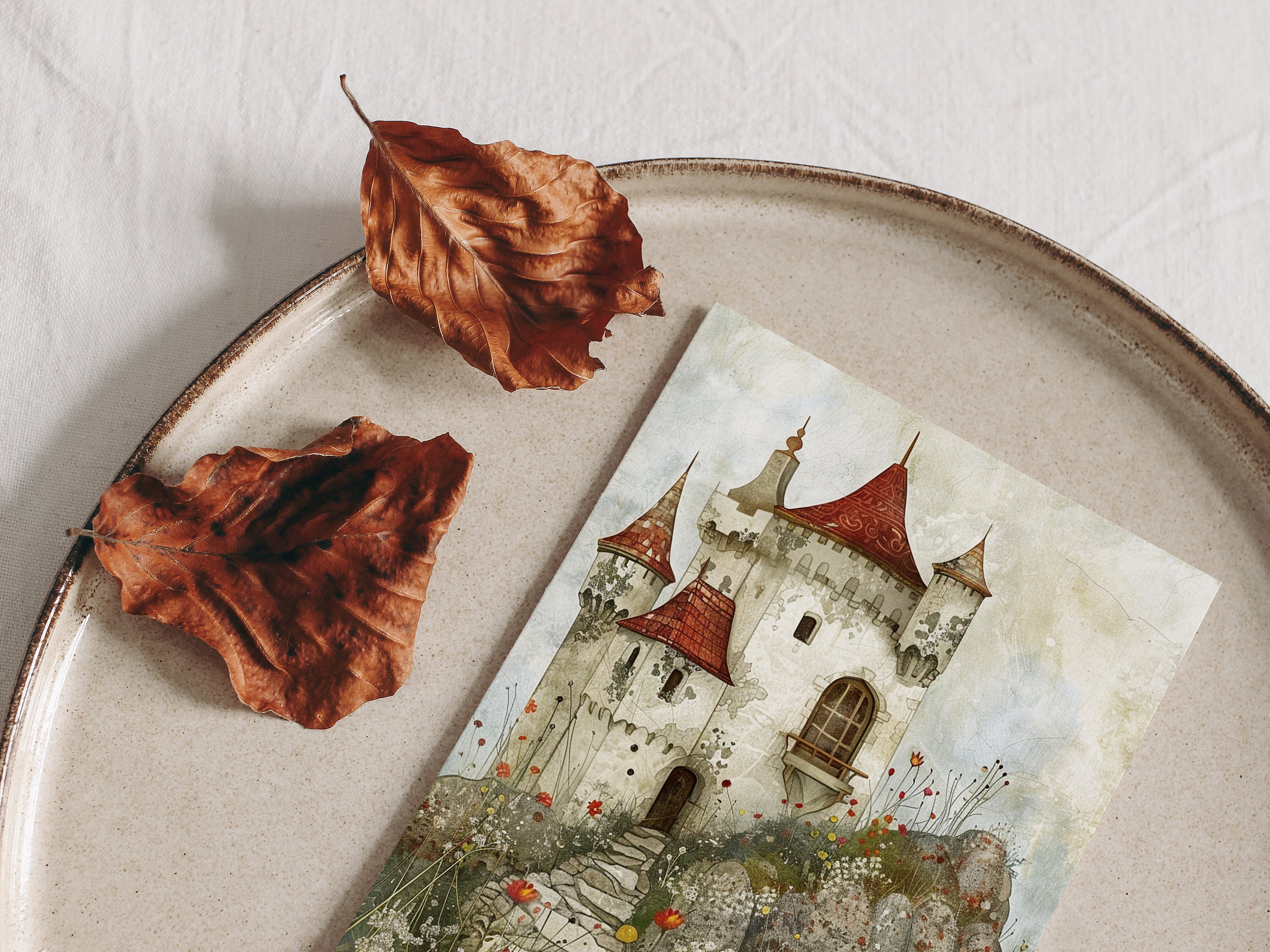 50 Fairytale Castles Backgrounds, Digital Download Paper Set, Whimsical ...