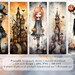 15 Cute Halloween Themed Printable Bookmarks | Digital Download JPG ...