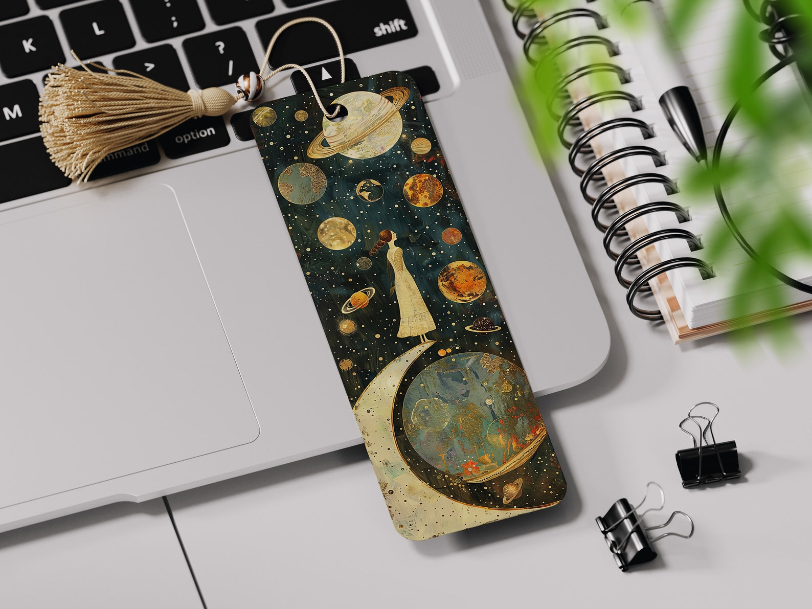 10 Whimsical Outer Space Printable Bookmarks, Digital Download JPG ...