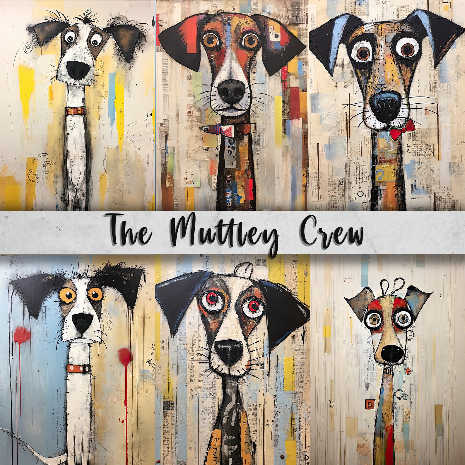 The Muttley Crew Printable Art Pages| Digital Download Paper Set ...