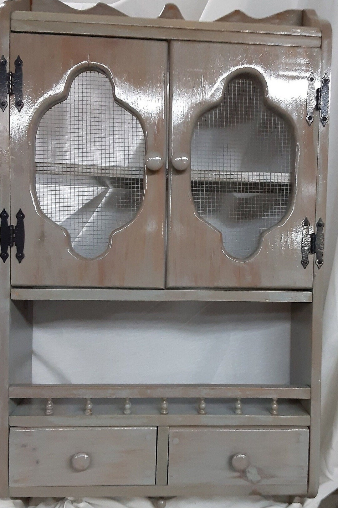 Wall Mount Display Cabinet weathered Wood Stain - Etsy