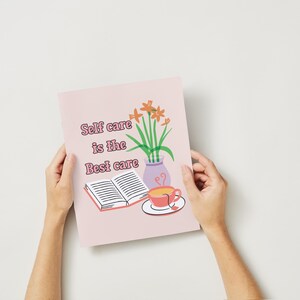 Self Care is the Best Care Printable - Cozy Design - Digital Wall Art ...