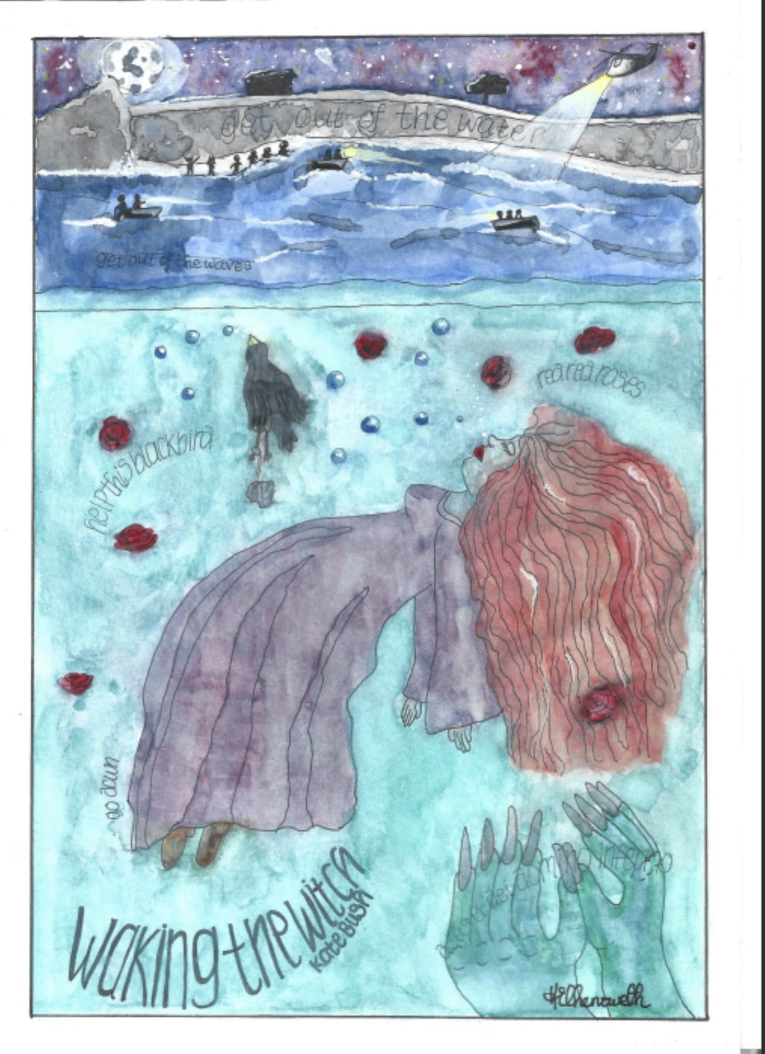 Digital Download Original Whimsigoth Art Inspired by the Music of Kate ...