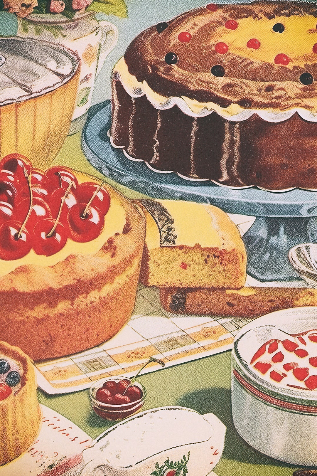 Vintage Posters | Kitchen Food Dishes Kitchen Equipment | Downloadable ...