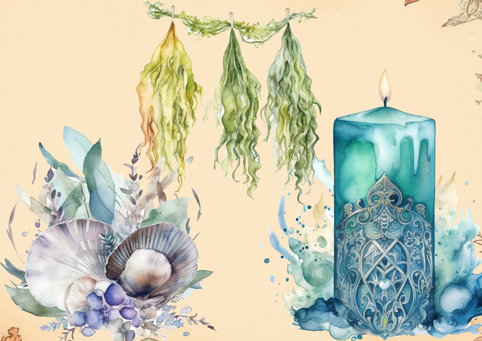 33 Life of a Water Witch PNG. Sea Witchcraft, Wicca Pagan Clipart ...
