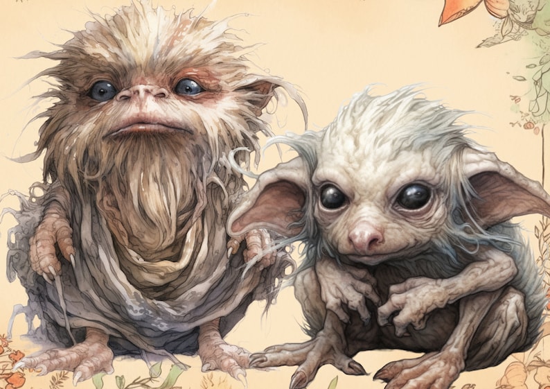 17 Cute but Unseelie Fantasy Creatures PNG. Fantasy Fairy Mabon ...