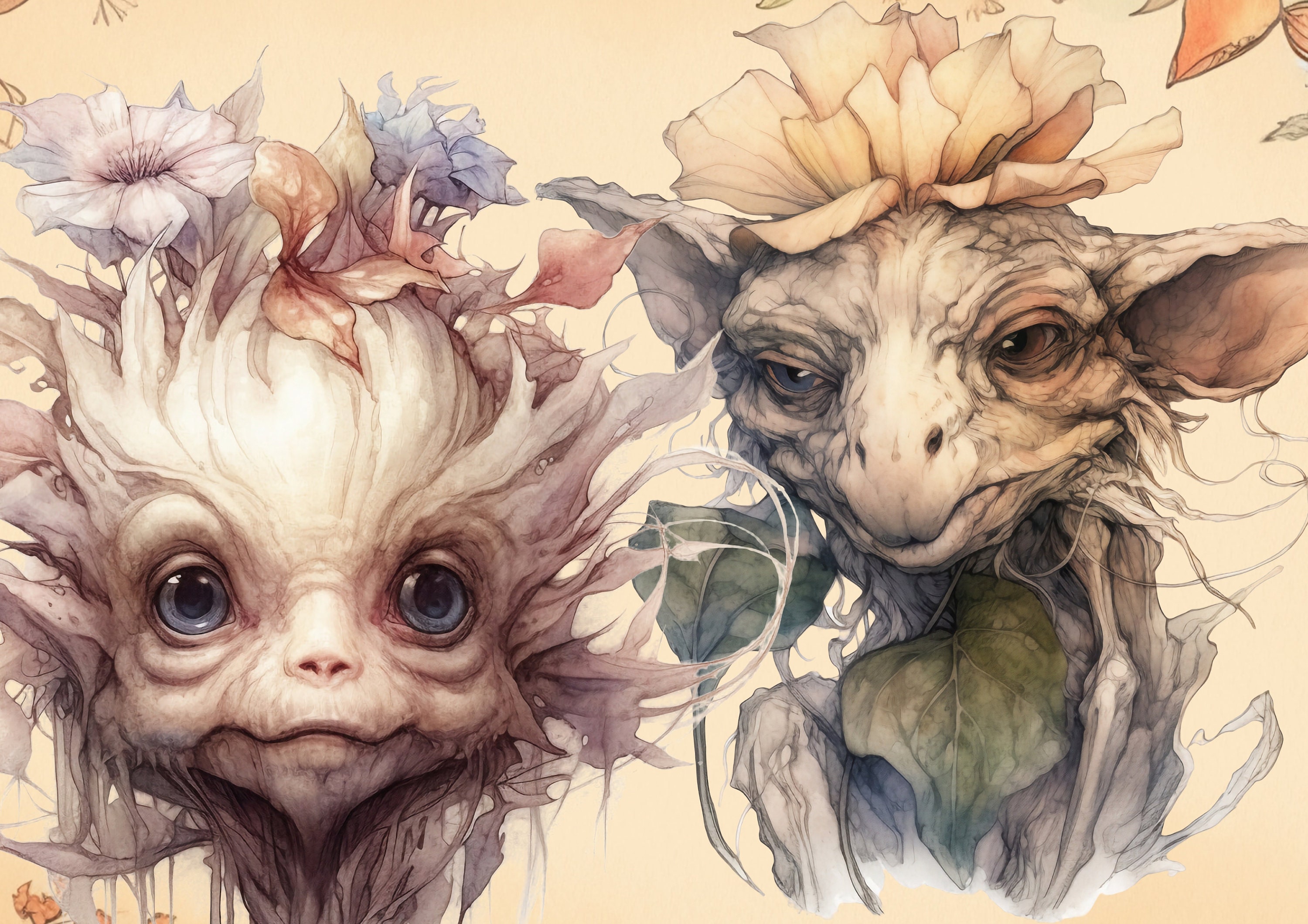 17 Spirits of the Flowers PNG. Fantasía, Nature Spirit, Elemental ...