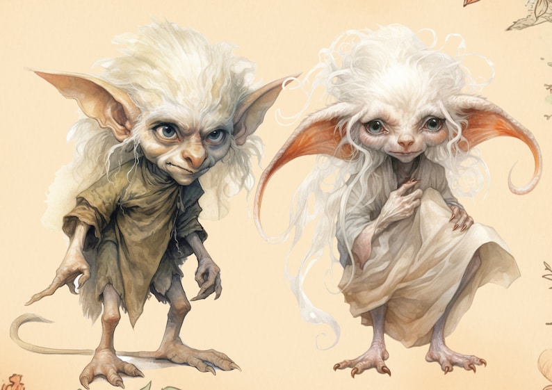 18 House Elf PNG. Brownie. Dobbie . Fantasy, Fairy Folklore. Nature ...