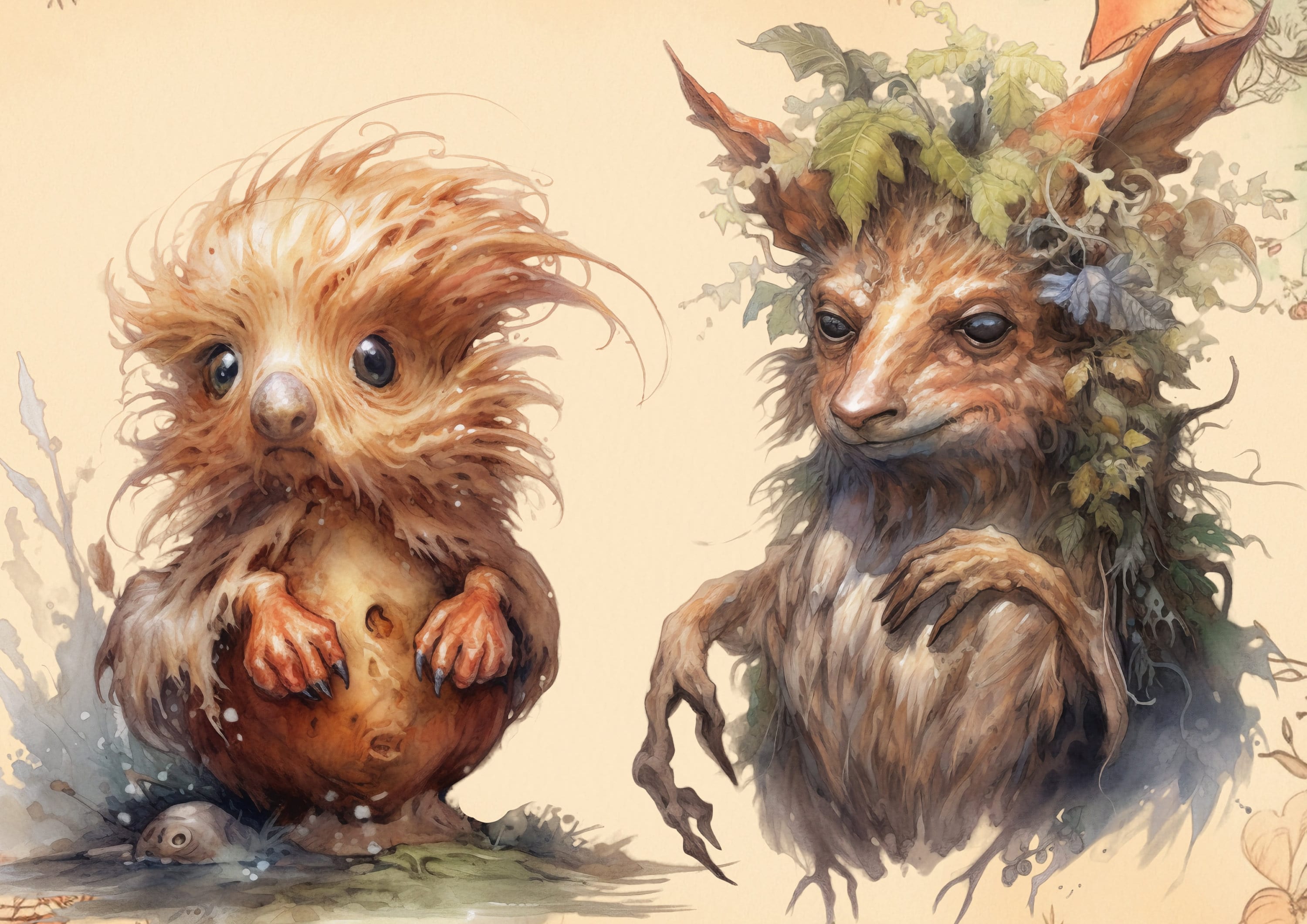 16 Forest Elementals PNG. Faery. Fantasía. Nature Spirit, Elemental ...