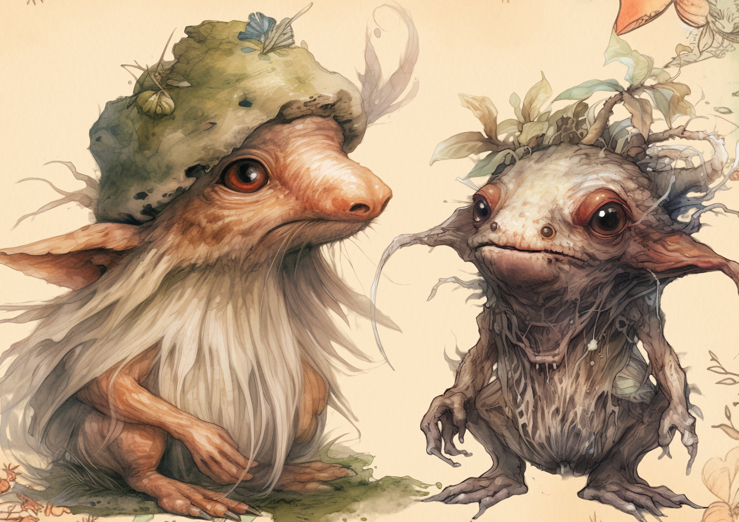 16 Forest Elementals PNG. Faery. Fantasía. Nature Spirit, Elemental ...