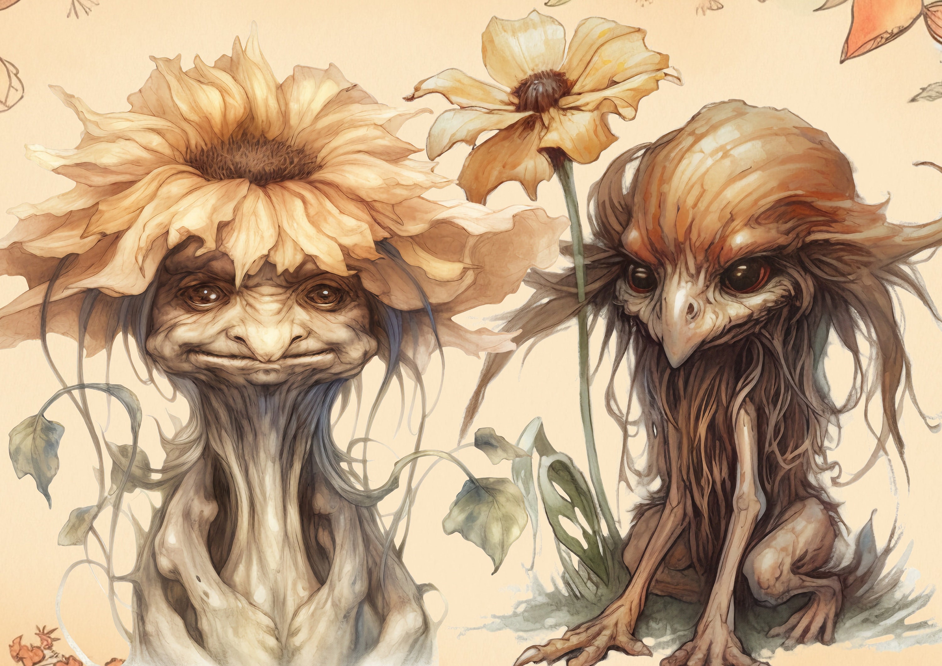 17 Spirits of the Flowers PNG. Fantasía, Nature Spirit, Elemental ...