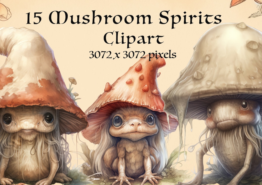 15 Fairy Mushroom Spirits PNG. Fantasy, Nature Spirit, Magic Mushroom ...