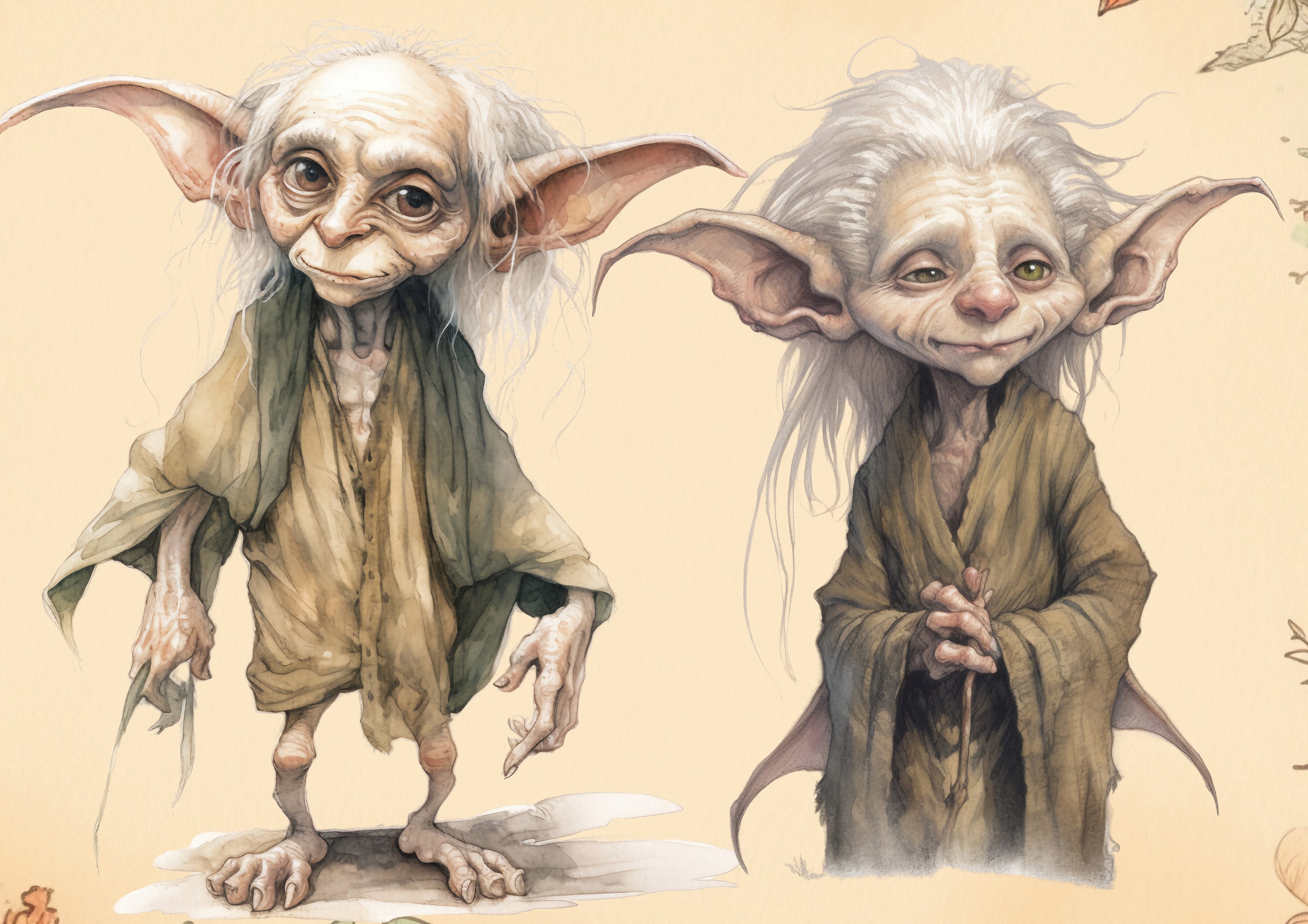 18 House Elf PNG. Brownie. Dobbie . Fantasy, Fairy Folklore. Nature ...