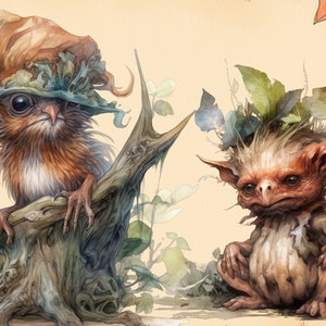 16 Forest Elementals PNG. Faery. Fantasía. Nature Spirit, Elemental ...