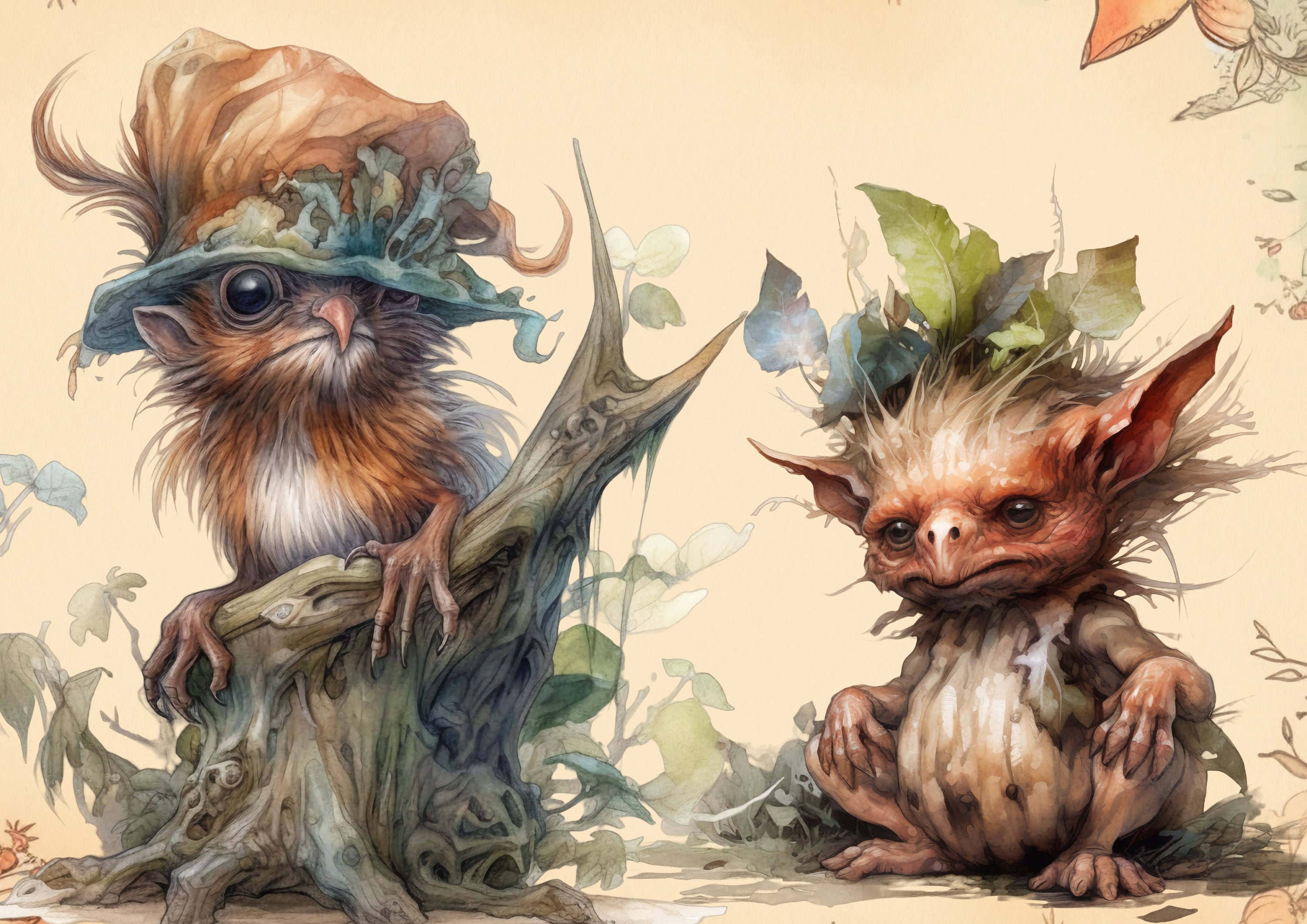 16 Forest Elementals PNG. Faery. Fantasía. Nature Spirit, Elemental ...