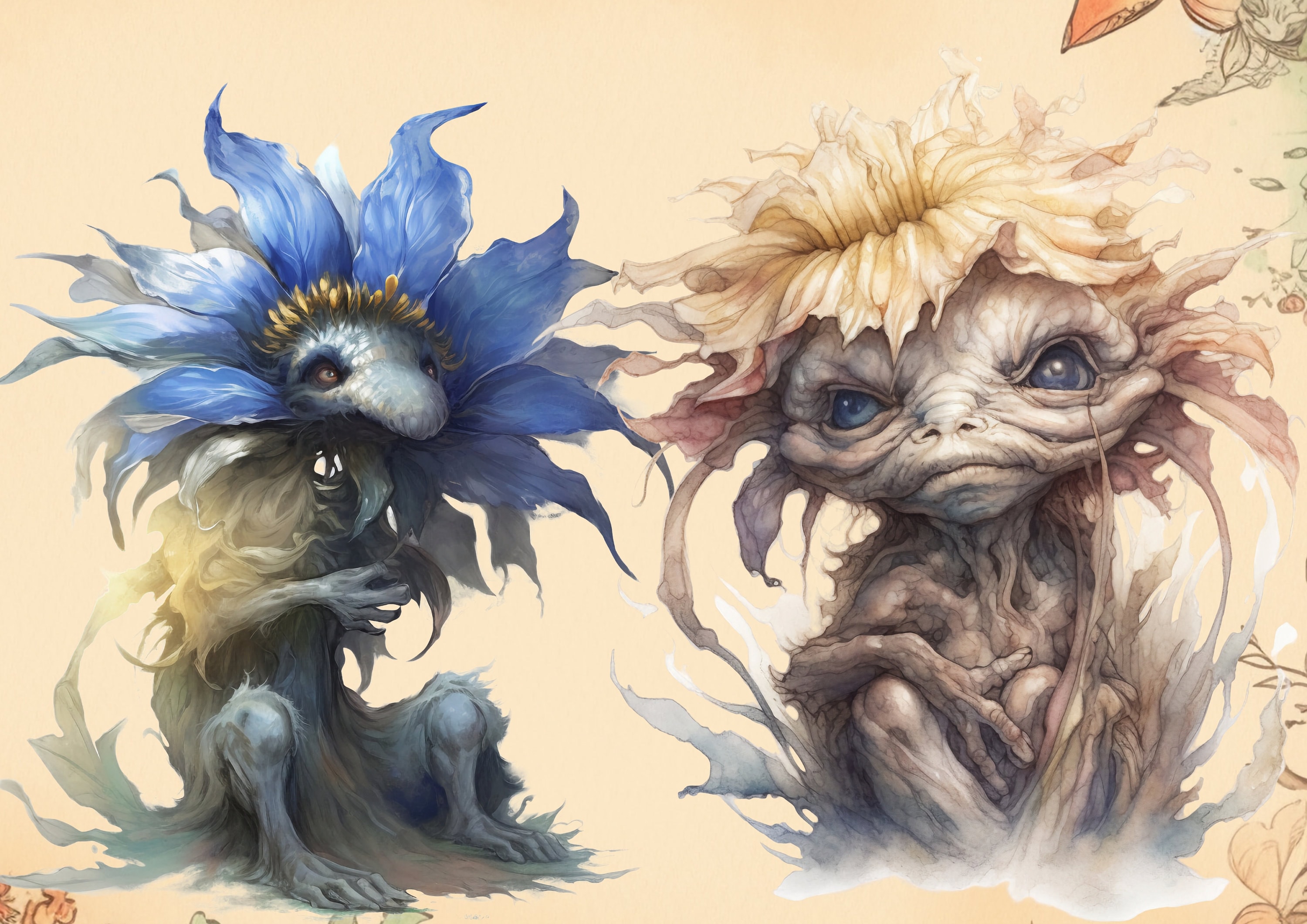 17 Spirits of the Flowers PNG. Fantasía, Nature Spirit, Elemental ...