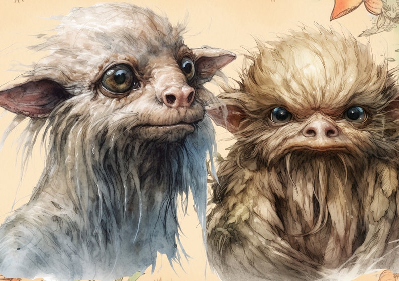 17 Cute but Unseelie Fantasy Creatures PNG. Fantasy Fairy Mabon ...