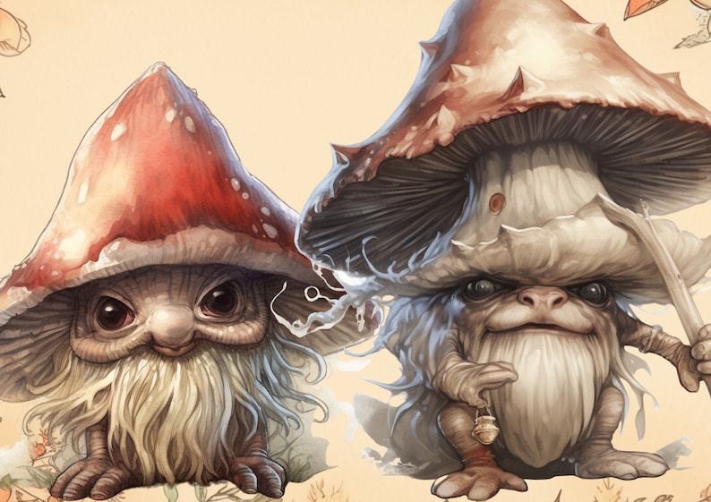 15 Fairy Mushroom Spirits PNG. Fantasy, Nature Spirit, Magic Mushroom ...